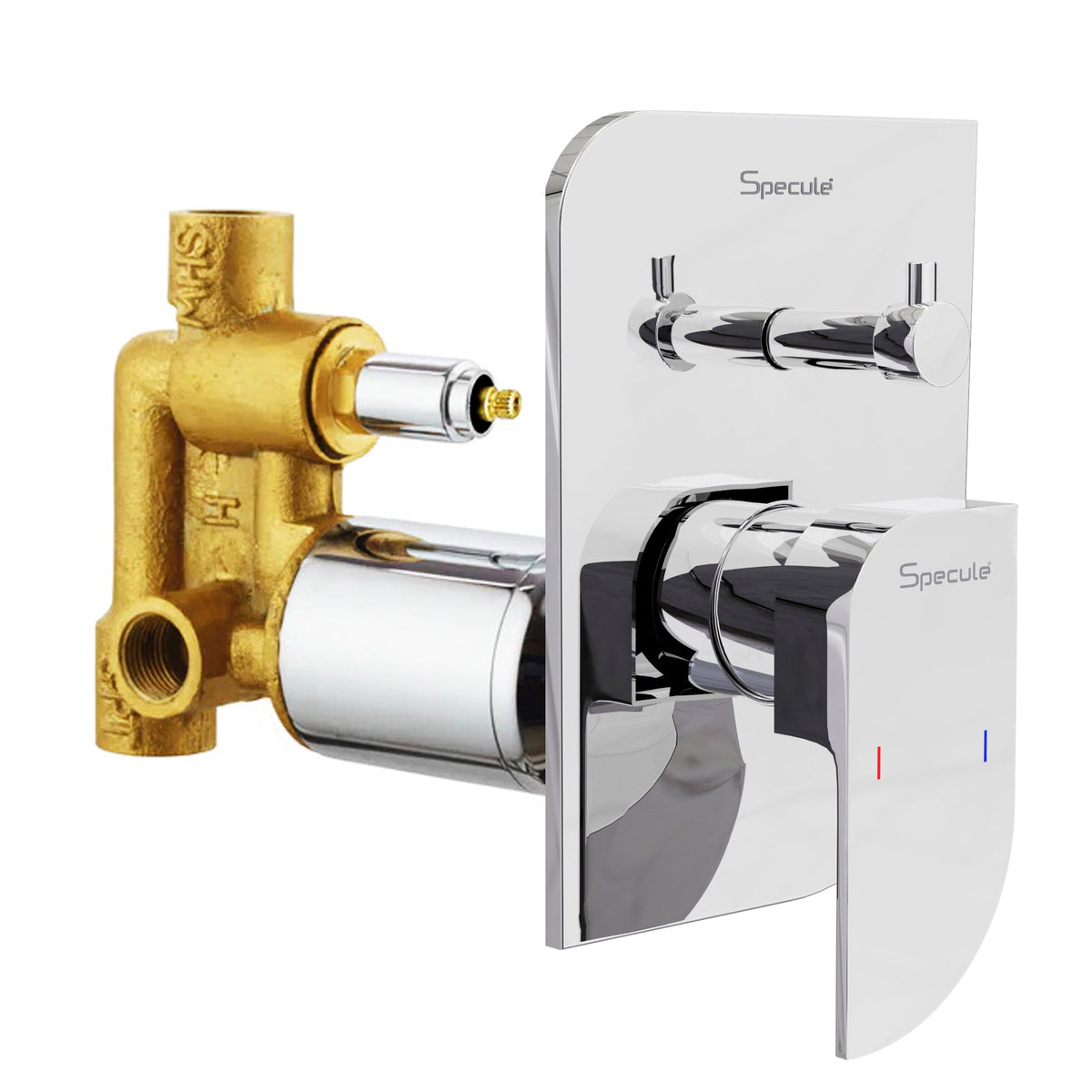 Alive Concealed Body 46mm High Flow Diverter With Exposed Part Kit (Co ...