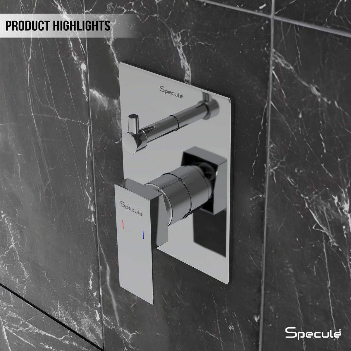 Buy Cubix 5 Way Concealed High Flow Shower Diverter Set | Specule ...
