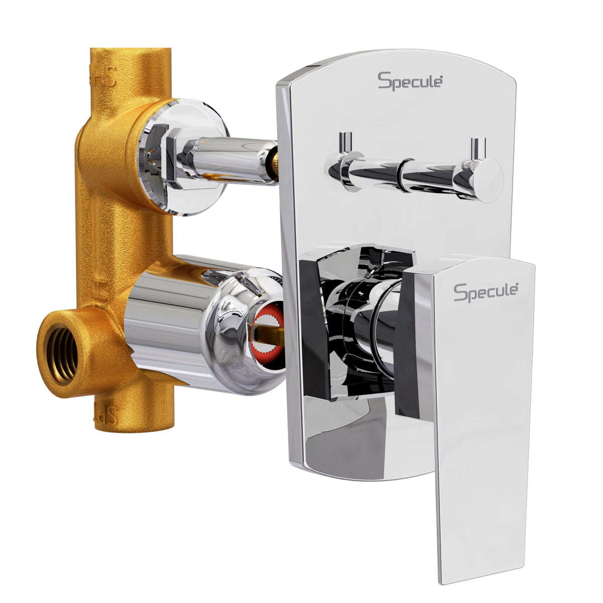 Cube Concealed Body High Flow Diverter With Exposed Part Kit (Complete ...