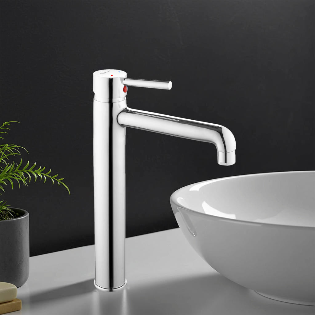 Flora Single Lever Deck-mount Tall Body Wash Basin Single Lever Mixer ...